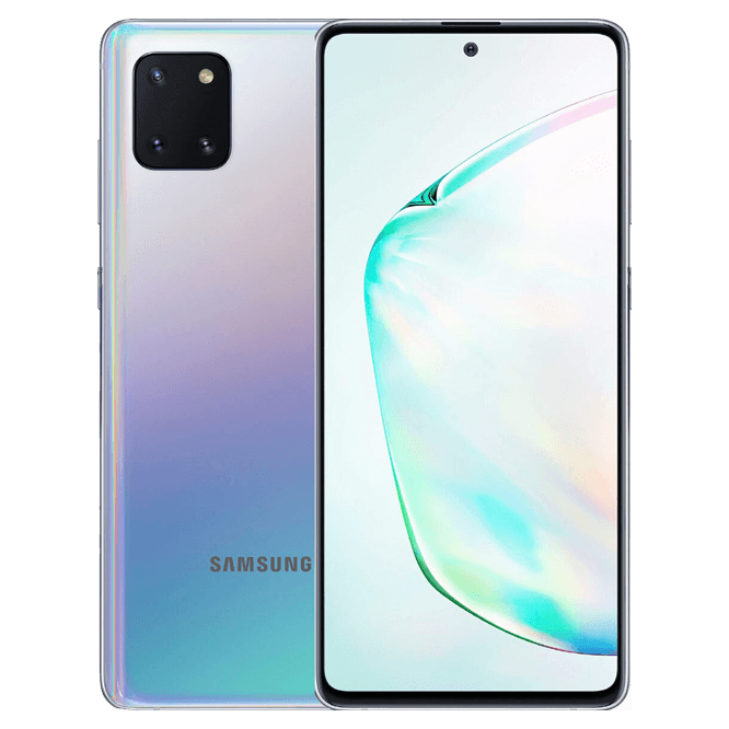 Samsung Galaxy Note 10 Lite Dual SIM - 128GB, 8GB RAM, Aura Glow