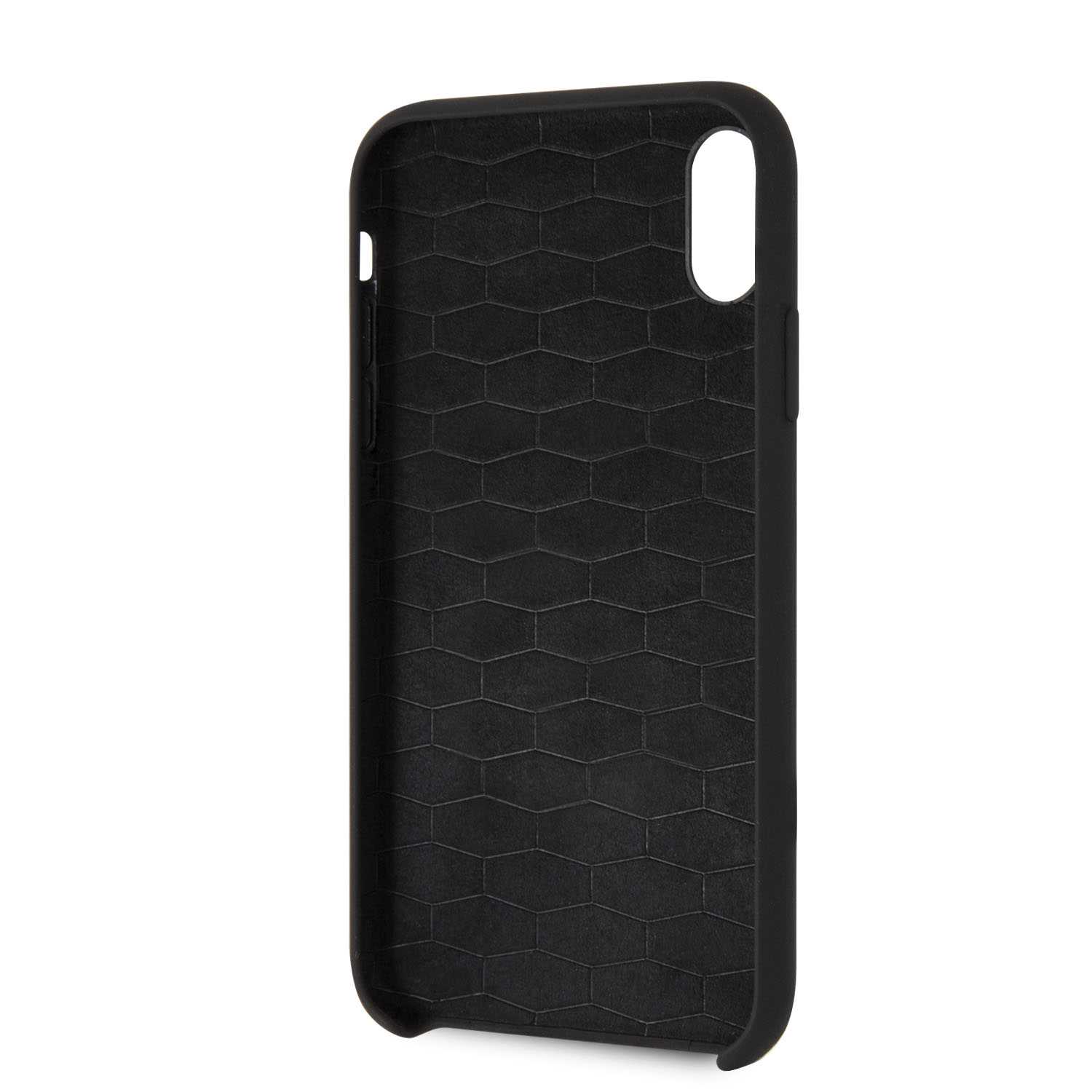 BMW Silicone Hard Case for iPhone Xr - Black (BMHCI61MSILBK)