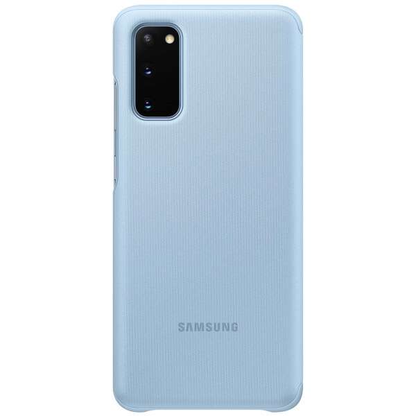 Samsung Smart Clear View Cover for Galaxy S20, Sky Blue