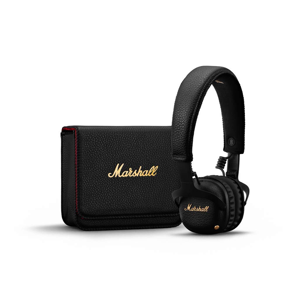 Marshall Mid Active Noise Cancelling Bluetooth Headphones - Black