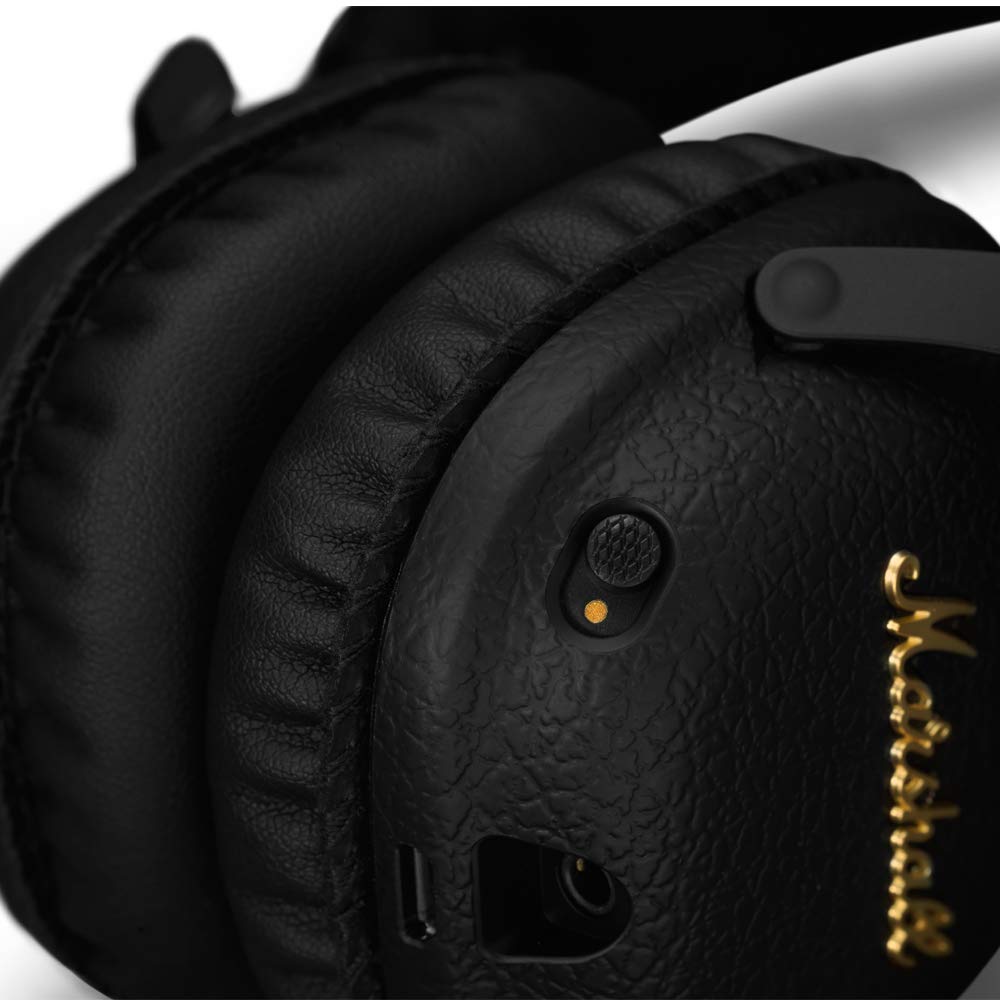 Marshall Mid Active Noise Cancelling Bluetooth Headphones - Black