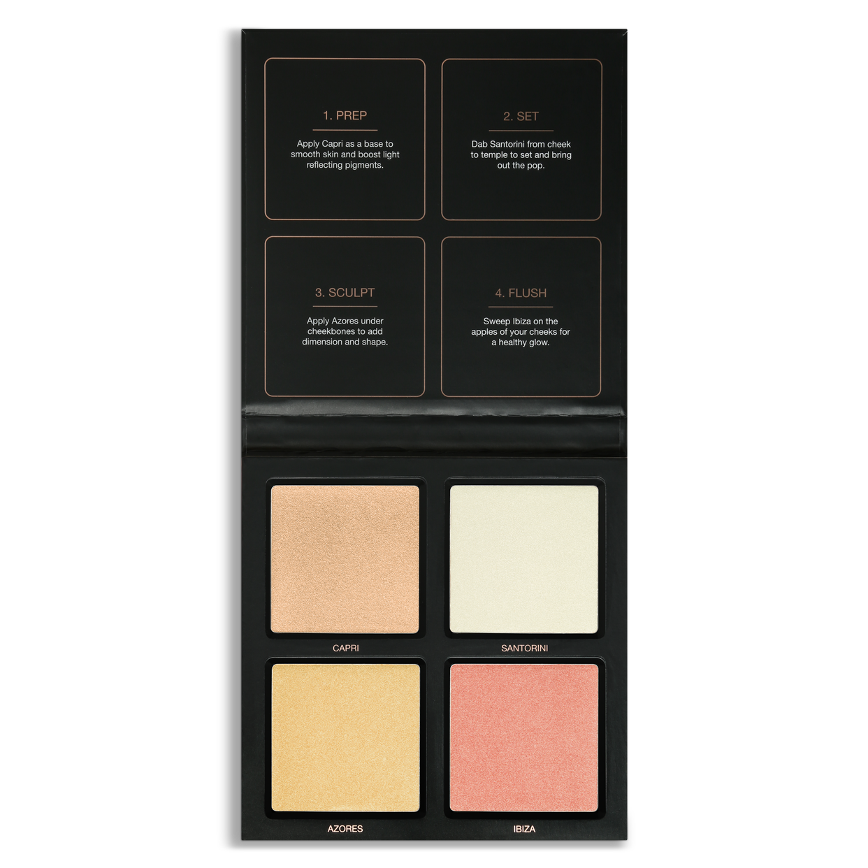 Huda Beauty 3D Highlighter Palette - Pink Sands